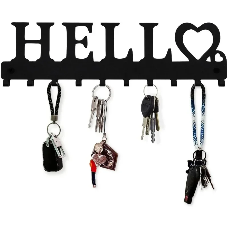 Wall Mounted WELCOME Design Key Holder Metal Keys Holder Decor Style ...