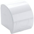 Wall Mounted Waterproof Paper Holder Bathroom Paper Roll Holder (White ...