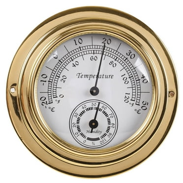 Barometer Pressure Gauge Weather Station Wall Mount Thermometer ...