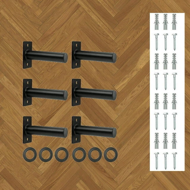 Wall Mounted Weight Plate Holder, Fit A3 Weight Plate, 300 Lbs Capacity ...