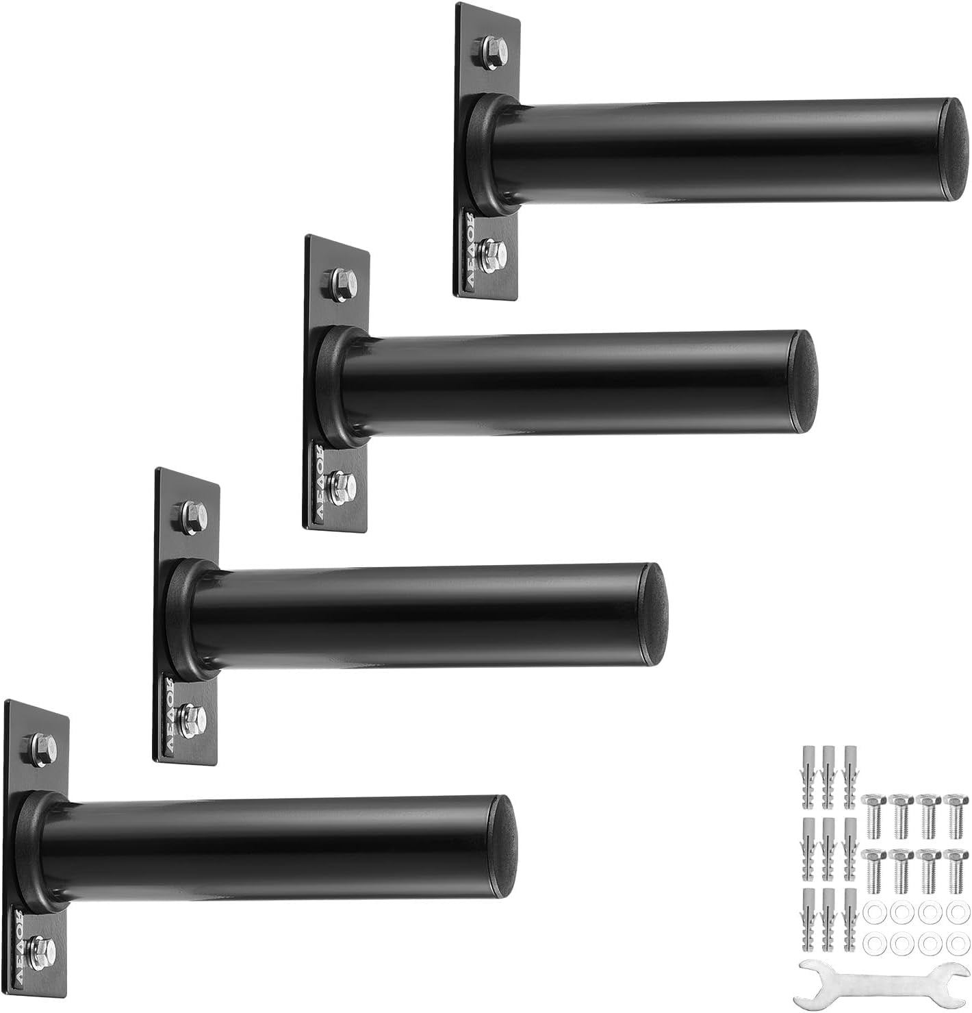 Wall Mounted Weight Plate Holder, Weight Rack Storage for 2-Inch Weight ...