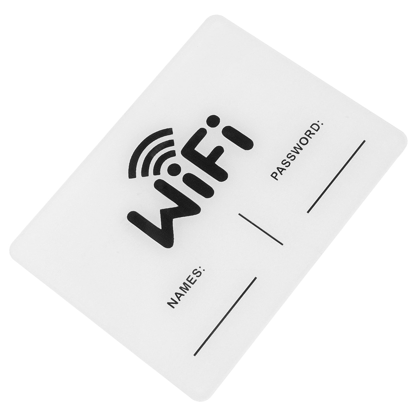 Wall Mounted WiFi Password Notice Board Acrylic WiFi Password Sign ...