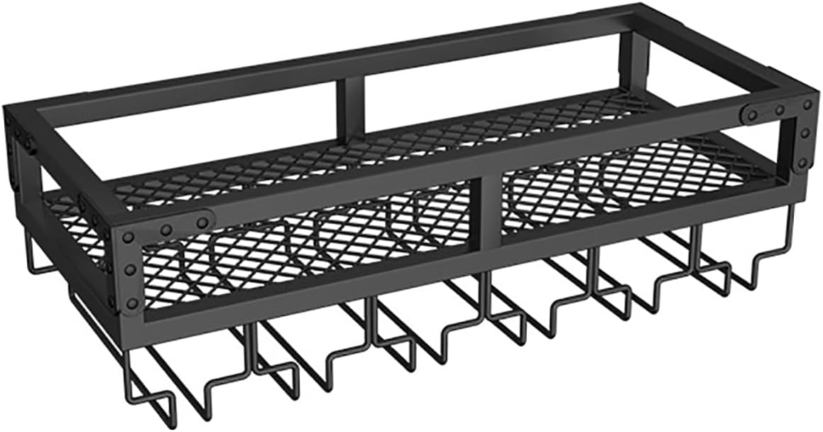 Wall Mounted Wine Rack Bar Unit Floating Shelves Wine Storage Display ...