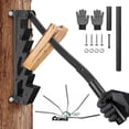 Wall Mounted Wood Splitter: Dual-Handle Manual Kindling Splitter with 6 ...