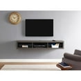 Wall Mounted Wood TV Console Entertainment Center Wall Decor 60-inch ...