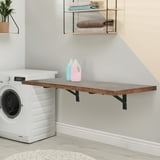 Wall Mounted Workbench - Brown - Walmart.com