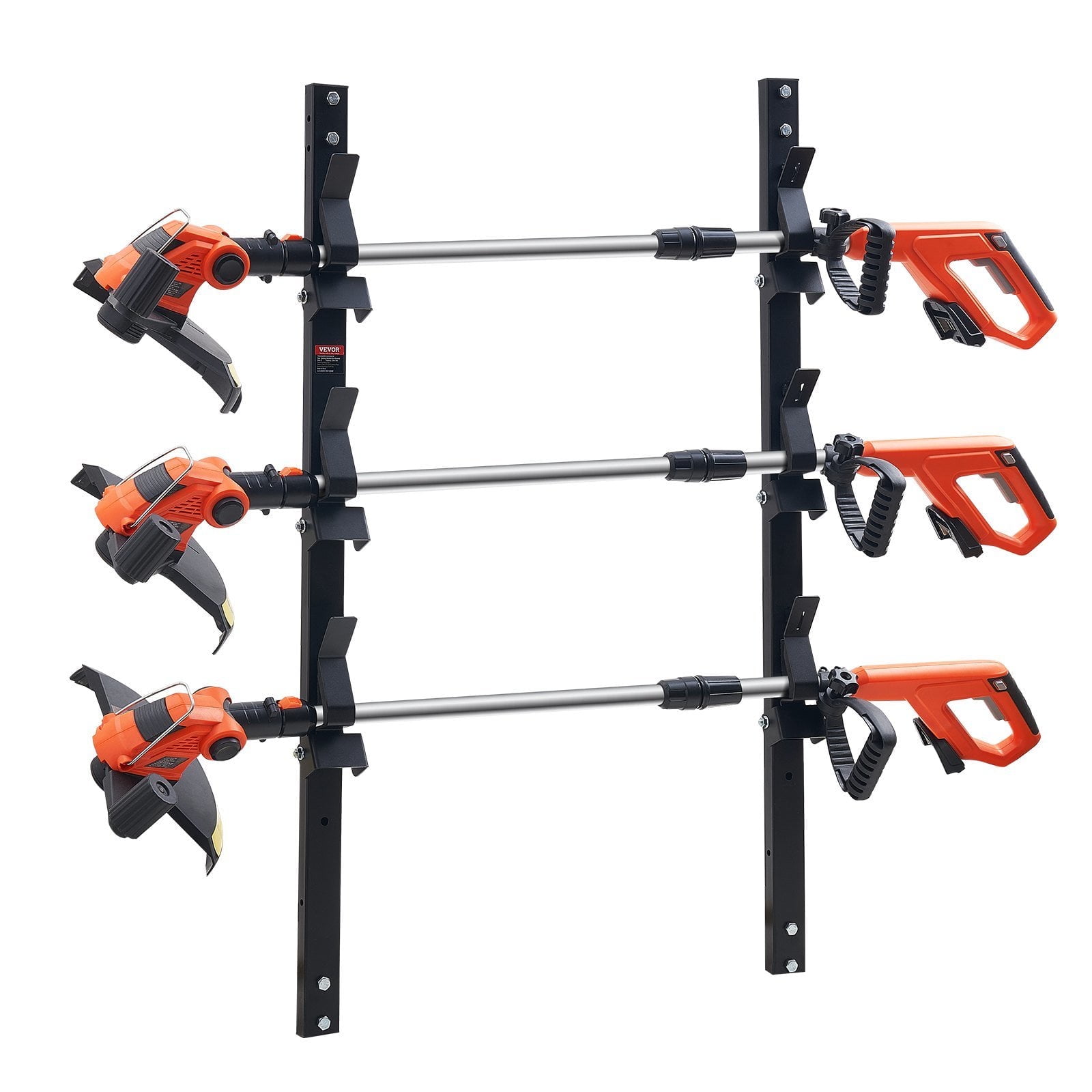 Wall-Mounted or Trailer Mount Trimmer Rack - 3-Place Weed Wacker Holder ...