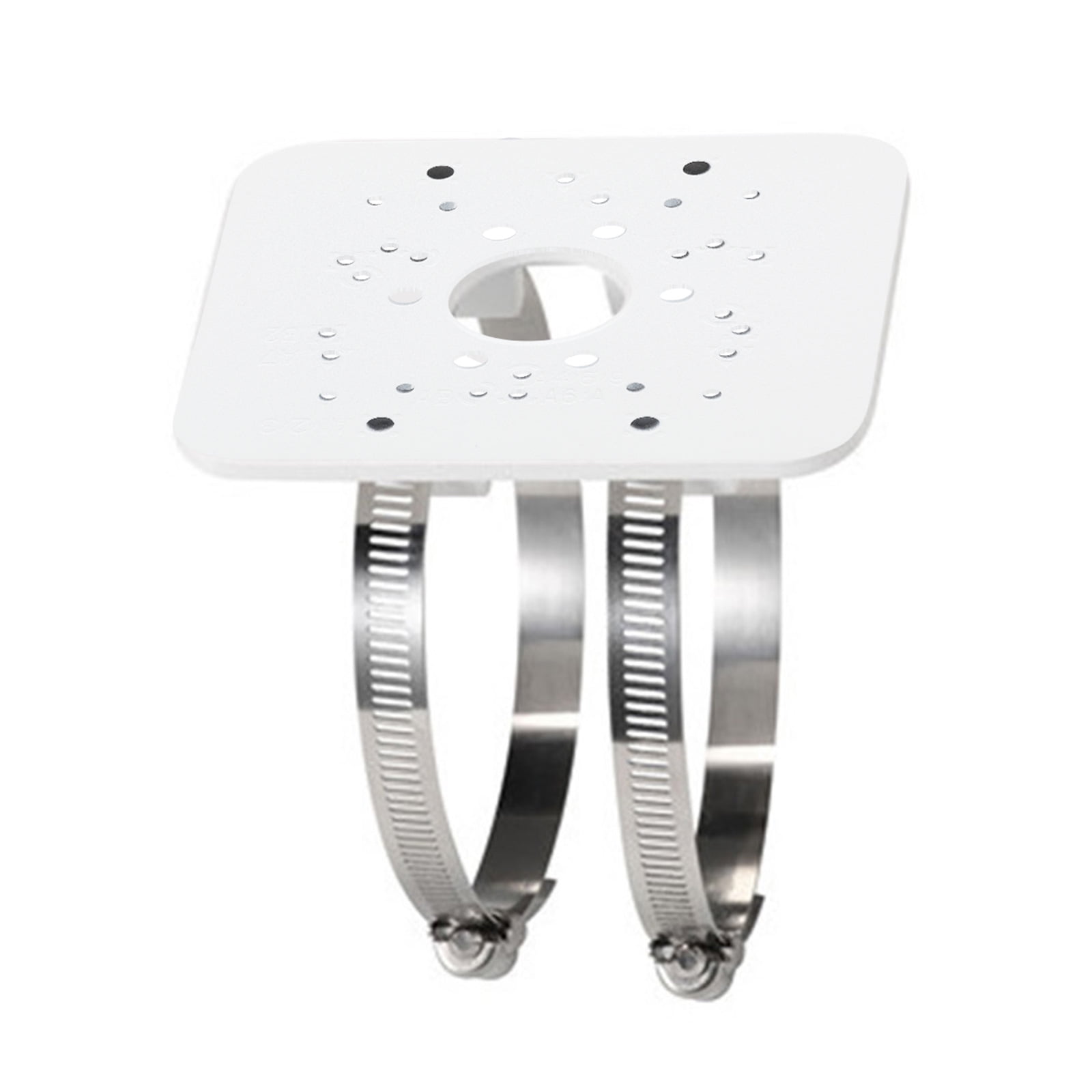 Wall Mounting Bracket with 2Loops, Vertical Poles Mount Adapter For ...