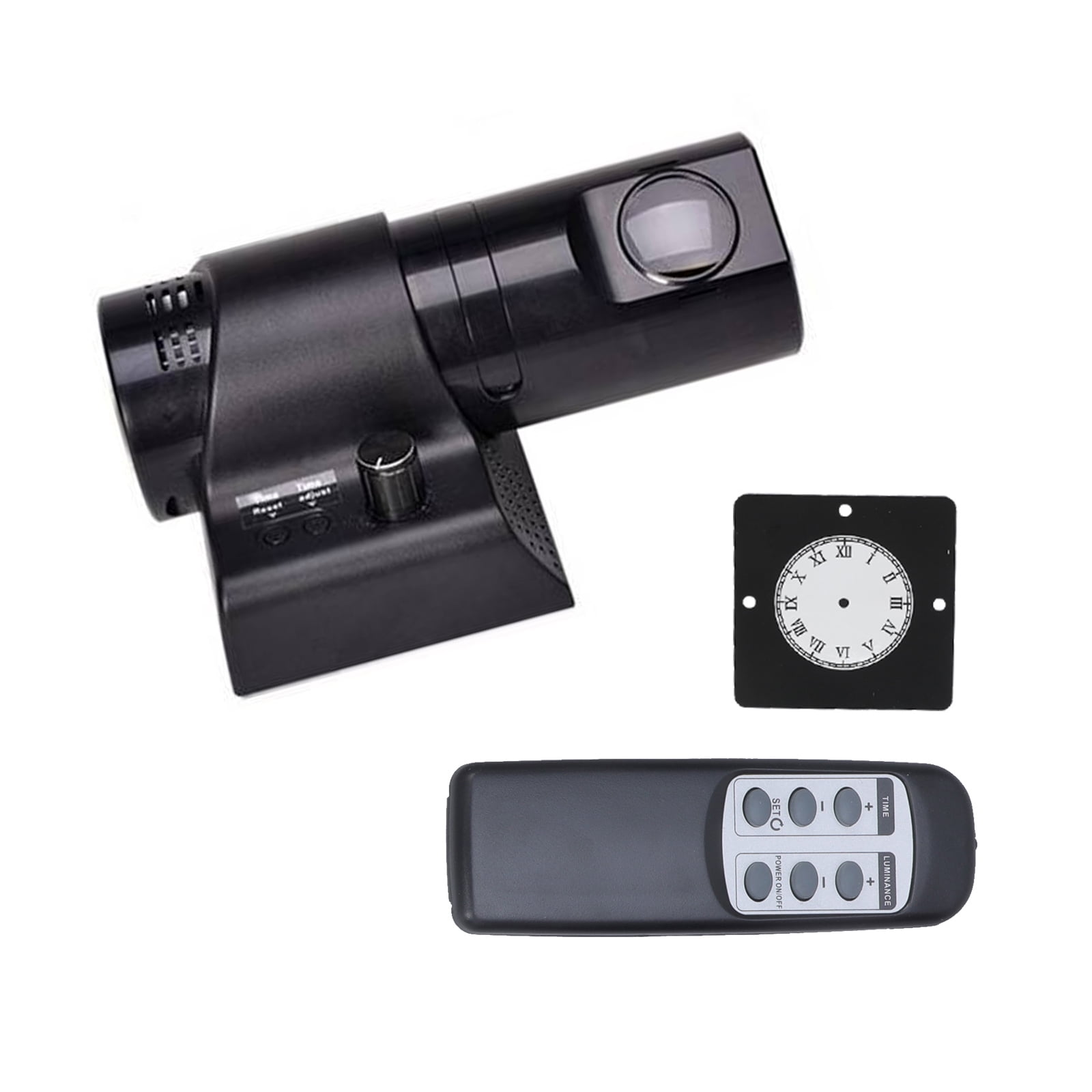 Wall Mounting LED Analog Projection Alarm Clock with Remote Operations ...