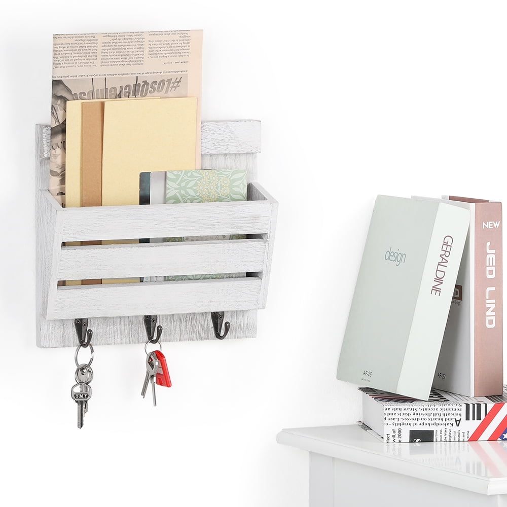 Wall Mouted Letter Holder Letter Rack Mail Sorter for The Entrance ...