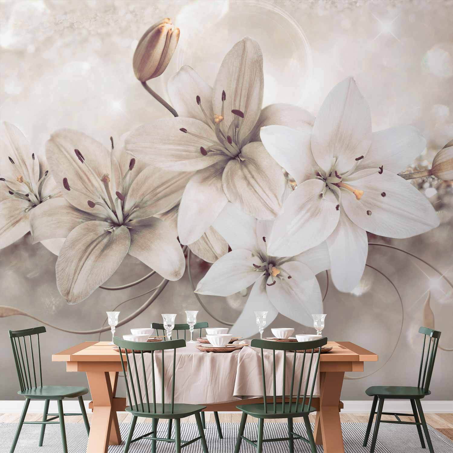 VIVYET Wall Mural - Diamond Lilies - Walmart.com