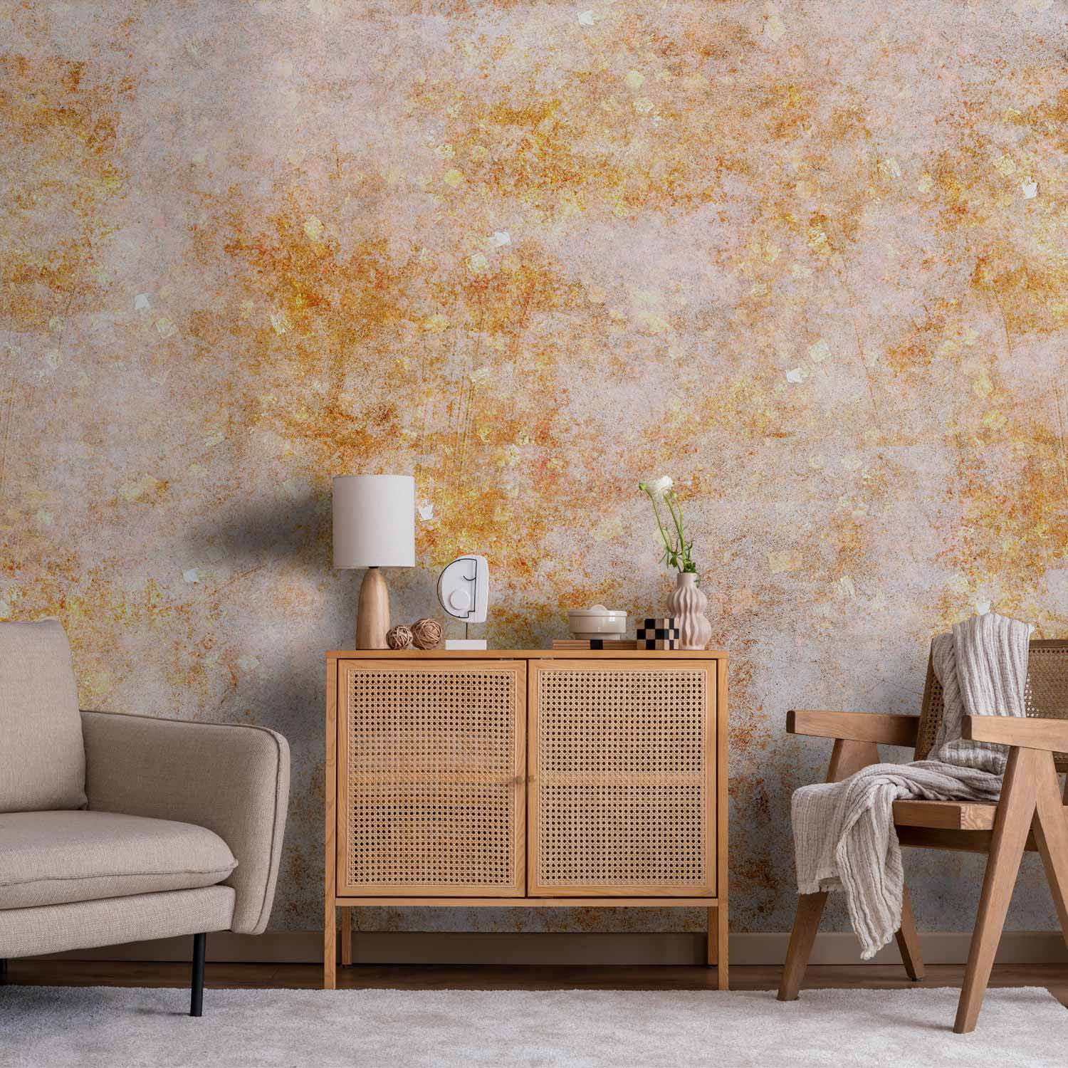 VIVYET Wall Mural - Sun explosion - abstract composition with uniform ...