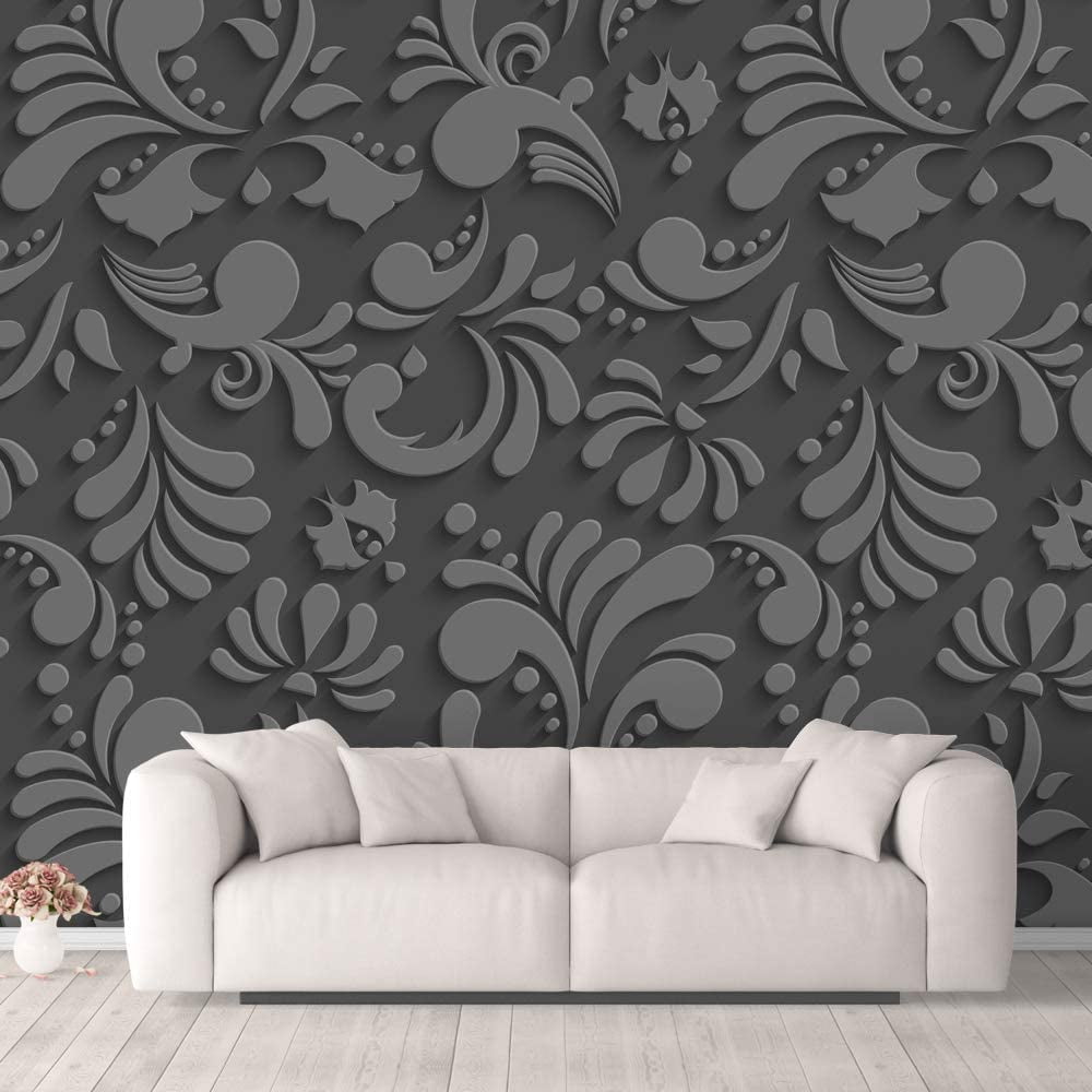 Wall Murals for Bedroom Beauiful 3D View Paern Flowers Removable ...