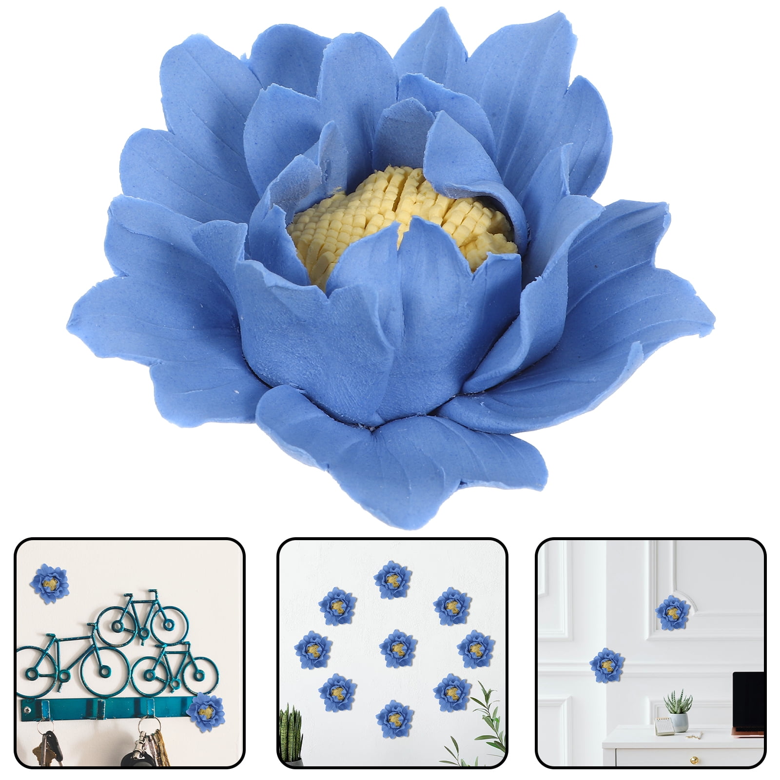 Wall Ornament, Ceramic Flower Wall Ornament Sunflower Wall Decor ...