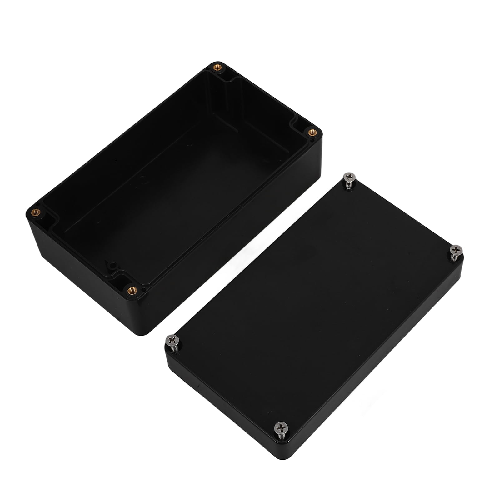 Weatherproof Electrical Box for Outdoor Use Black Plastic with Stable ...