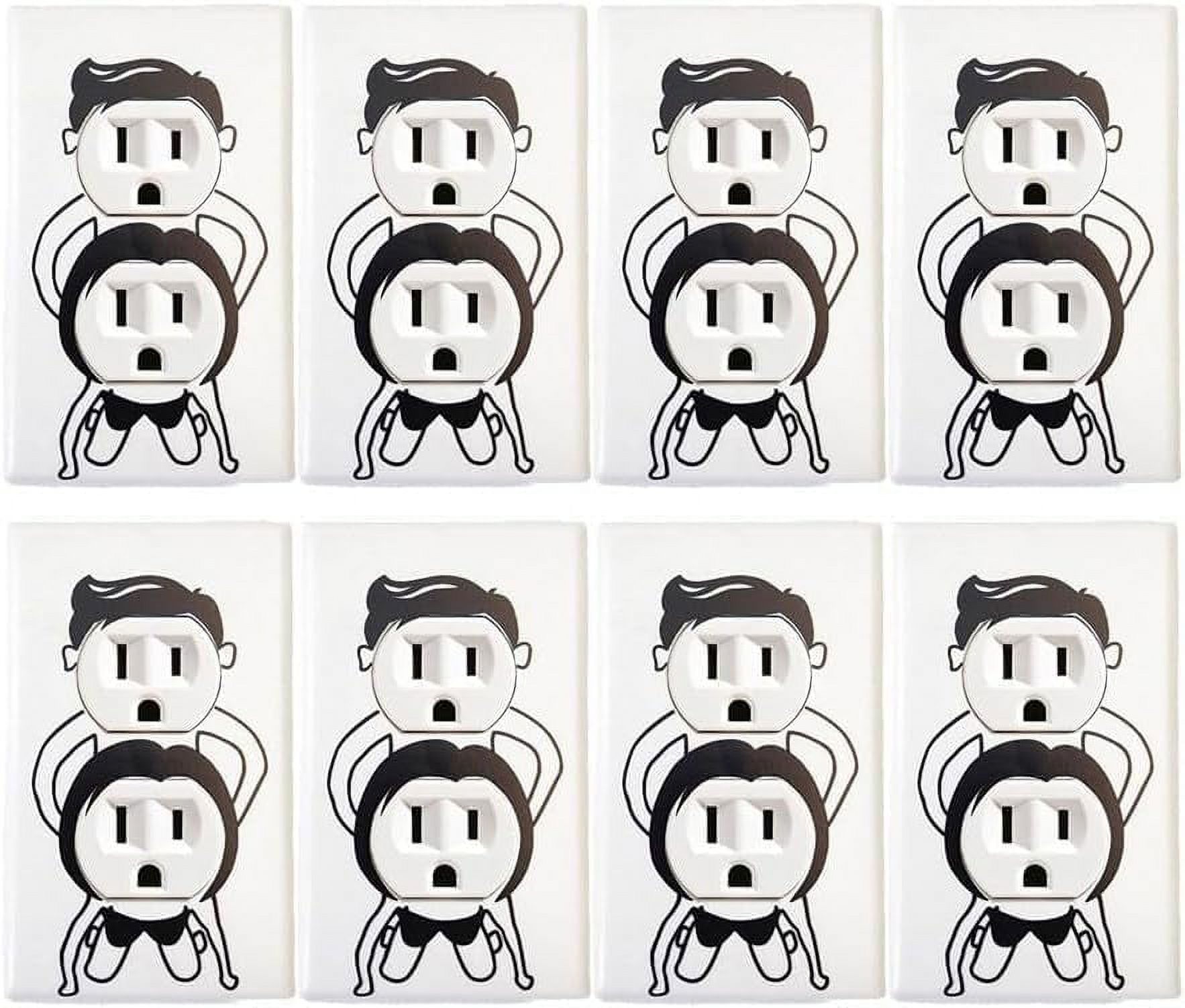Wall Outlet Sticker, Funny Outlet Cover Decal, Funny Outlet Stickers ...