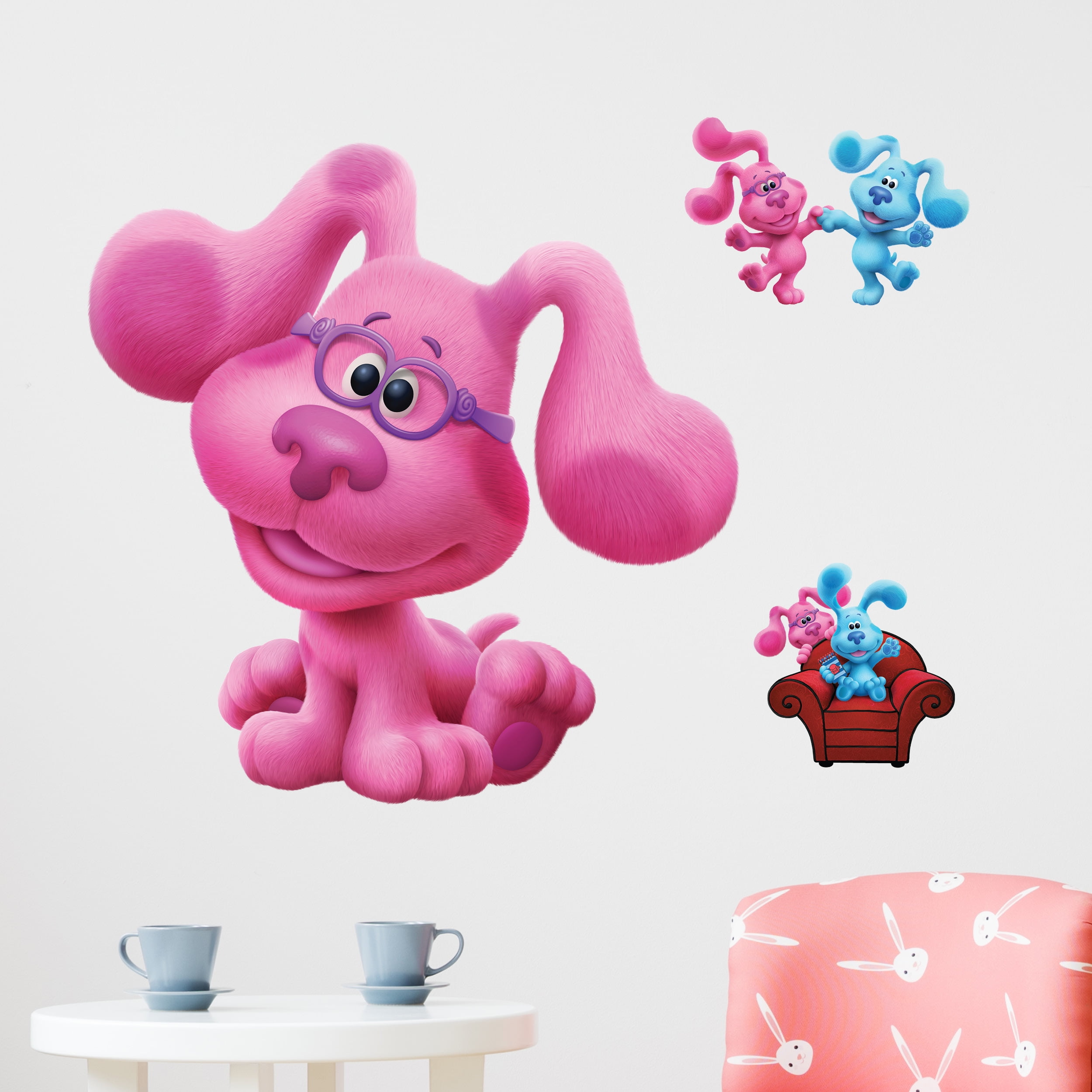 Wall Palz Blue's Clues 17" Magenta Wall Decal - Vinyl Wall Stickers for ...