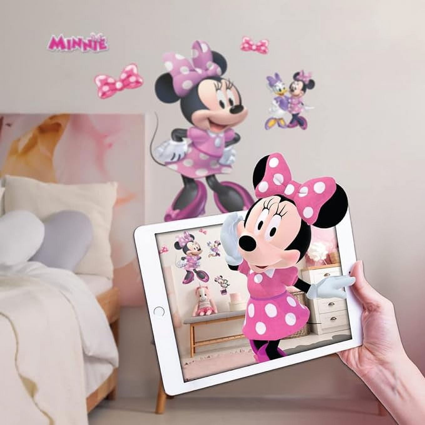 Wall Palz Disney Minnie Mouse Wall Decals - Minnie Mouse Girls Room ...