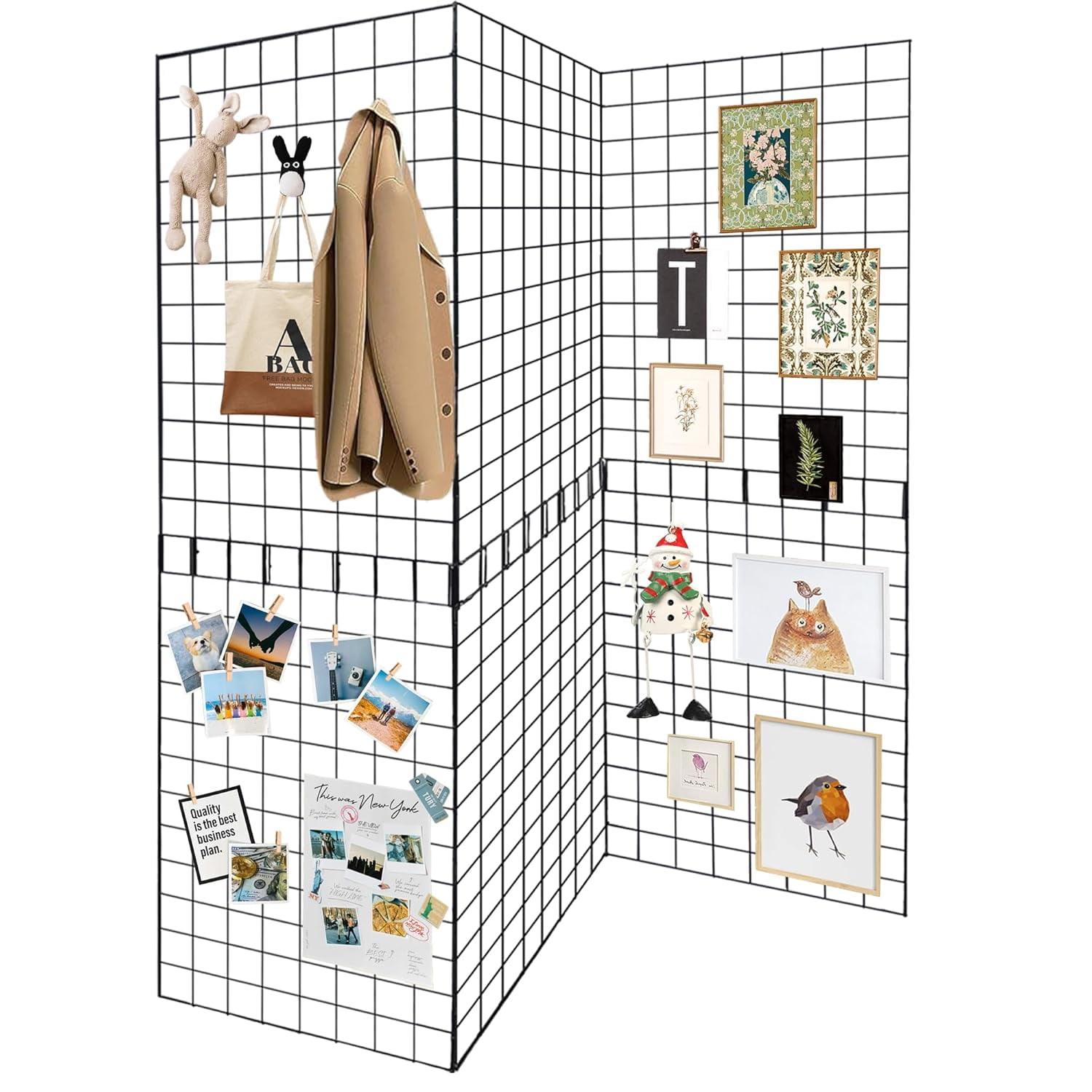 Wall Panels 3 Pcs, Commercial Grade Gridwall Panels, Metal Grid Wall ...