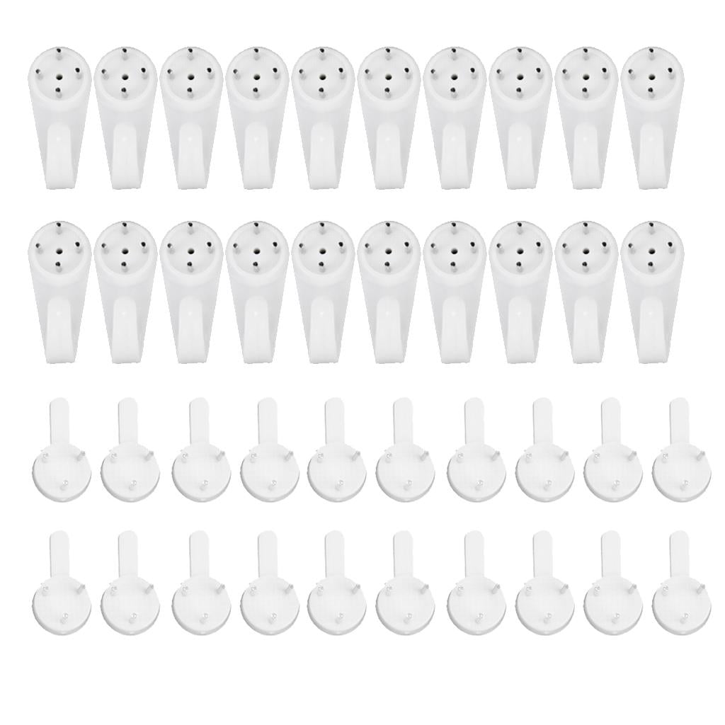 Wall Picture Hook, Invisible Seamless Nail Drywall Picture Hanging Set ...