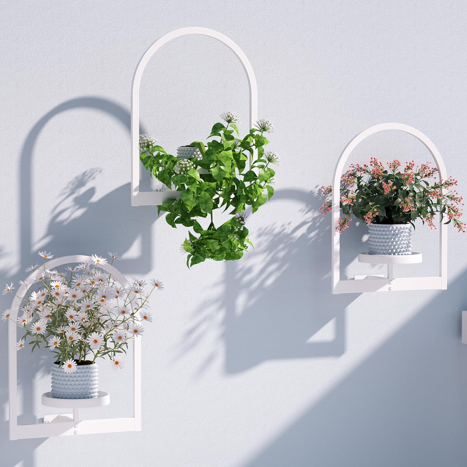Wall Plant Holder, Wall Planter for Indoor Plants, Window Plant shelves ...
