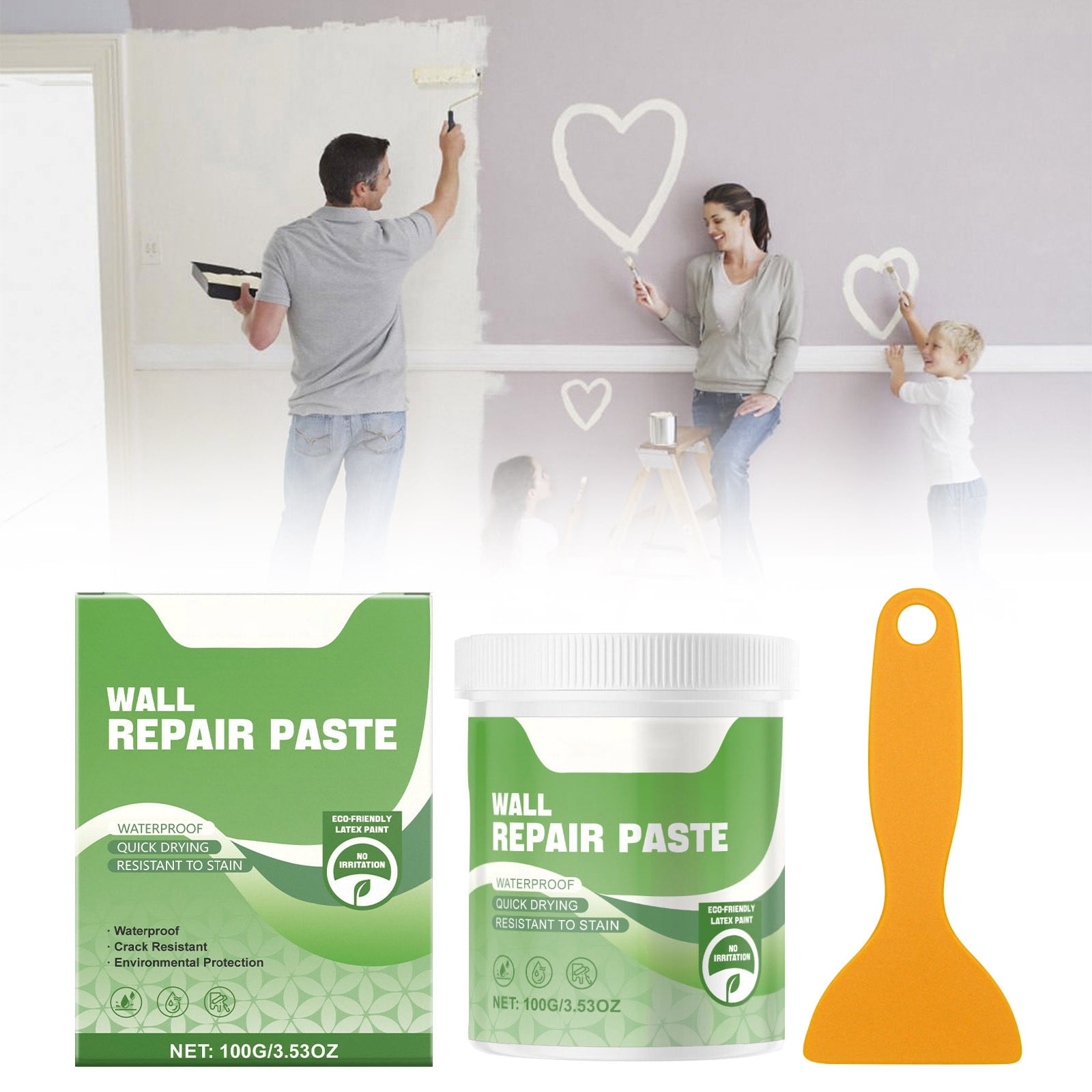 Wall Plaster Household Wall Damage Scratches Cracks Nail Holes Wall ...