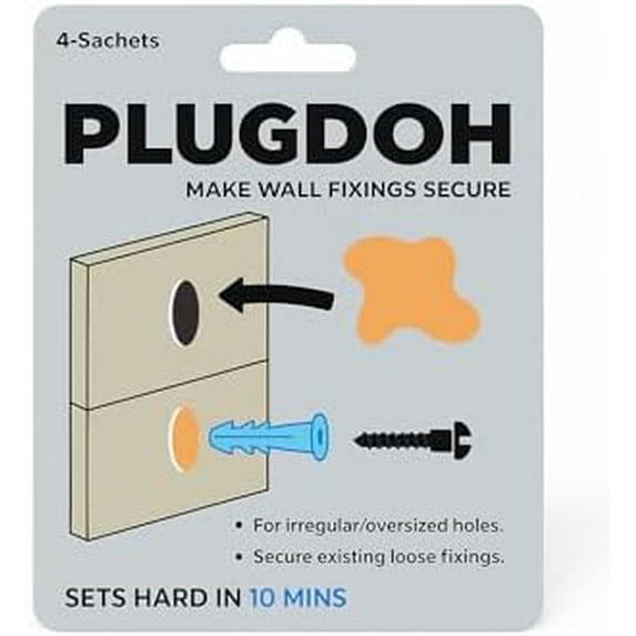 Wall Plug Repair Filler – Fix Loose Wall Plugs & Oversized Holes ...