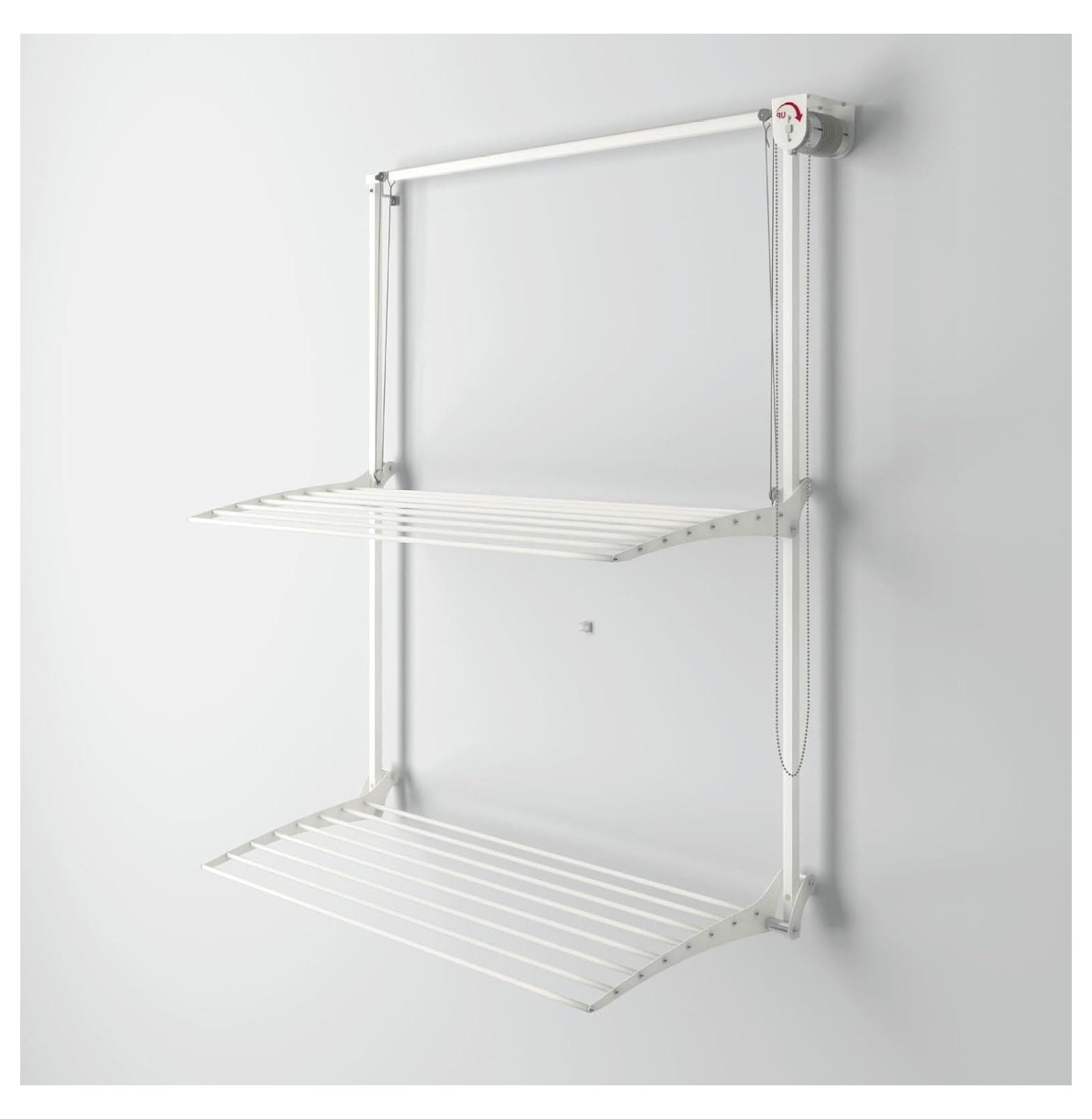 Wall Plus, wall Mounted Drying Rack, Wall Clothes line, Laundry Drying ...