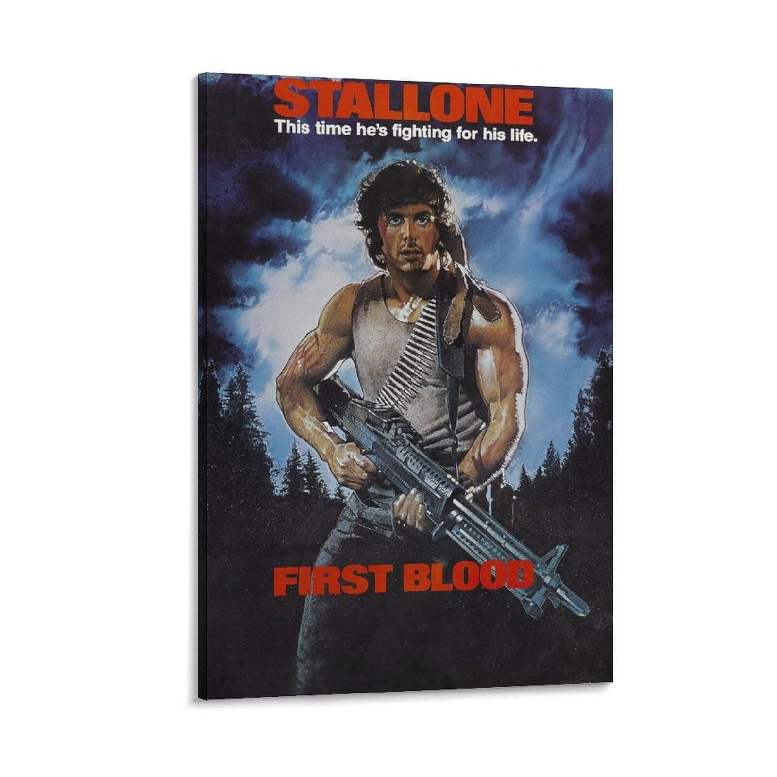 Wall Posters First Blood Rambo80s Movie Posters Poster Decorative ...