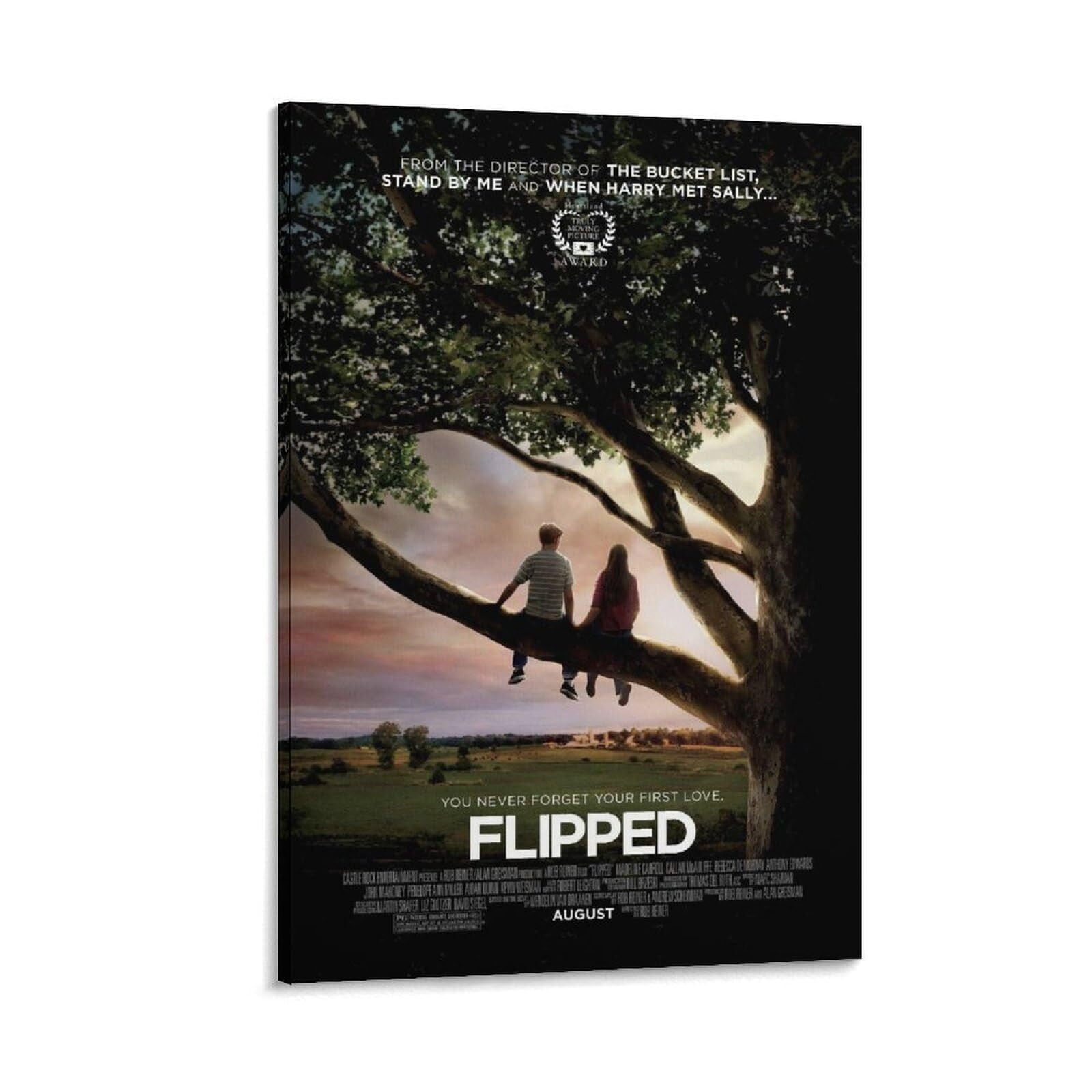 Wall Posters Flipped Movie Posters Poster Decorative Painting Canvas Wall Art Living Room ...