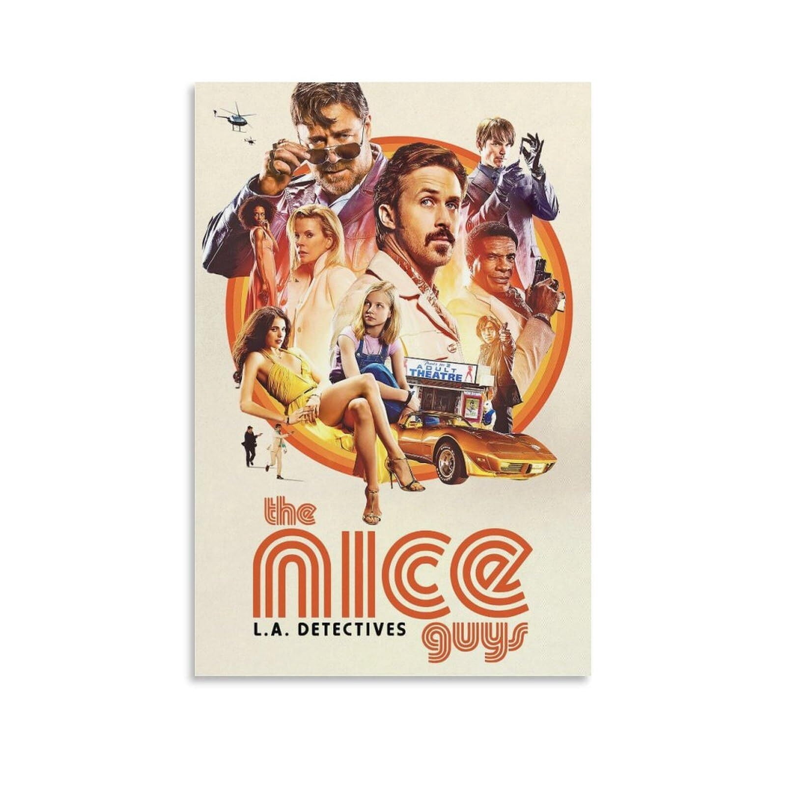 Wall Posters The Nice Guys Movie Posters Cool Artwork Wall Art Home ...