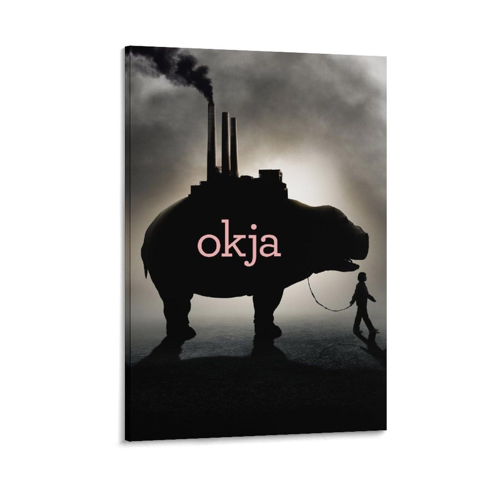 Wall Posters Okja Movie Posters Poster Decorative Painting Canvas Wall Art Living Room Posters ...