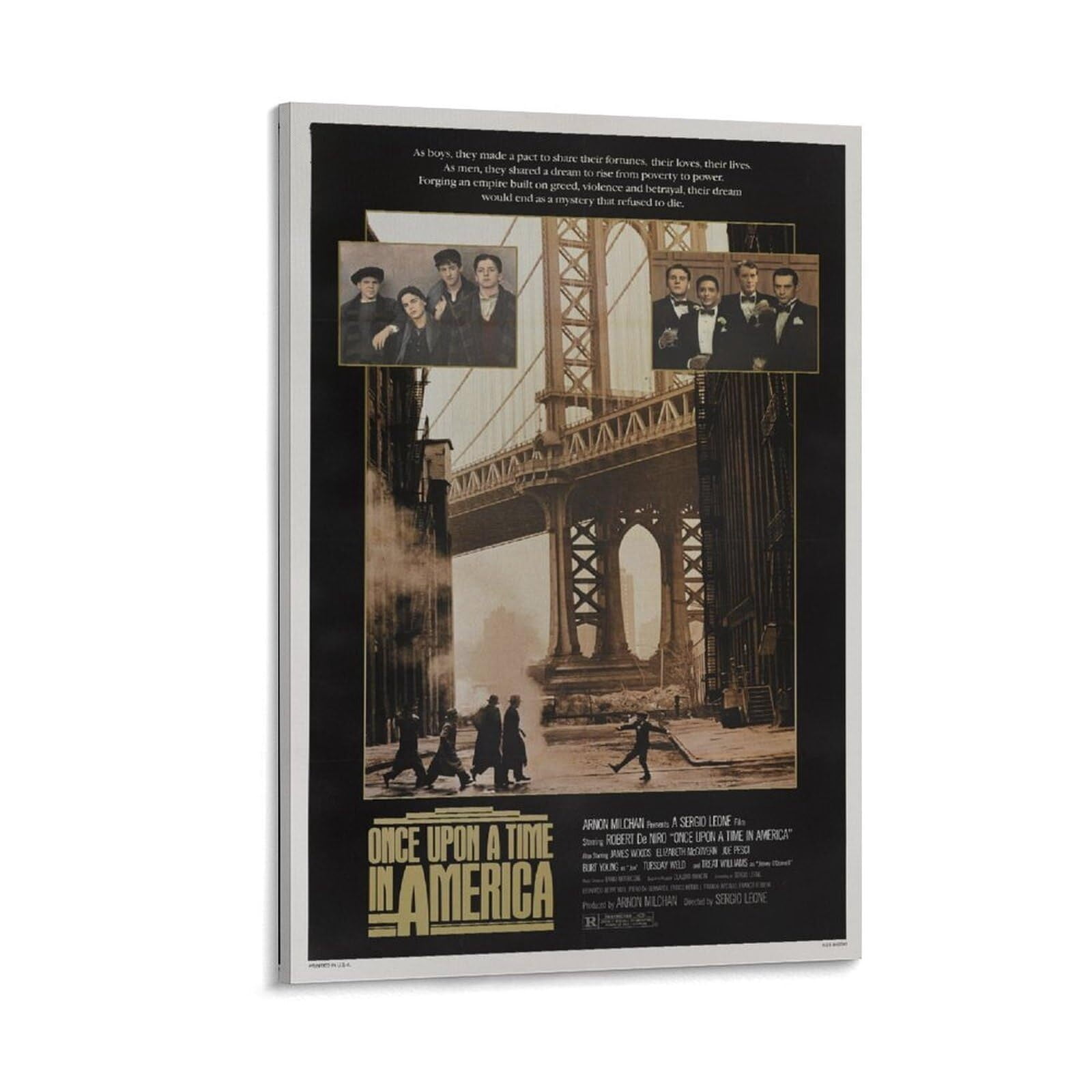 Wall Posters Once Upon A Time in America Movie Posters Canvas Art ...