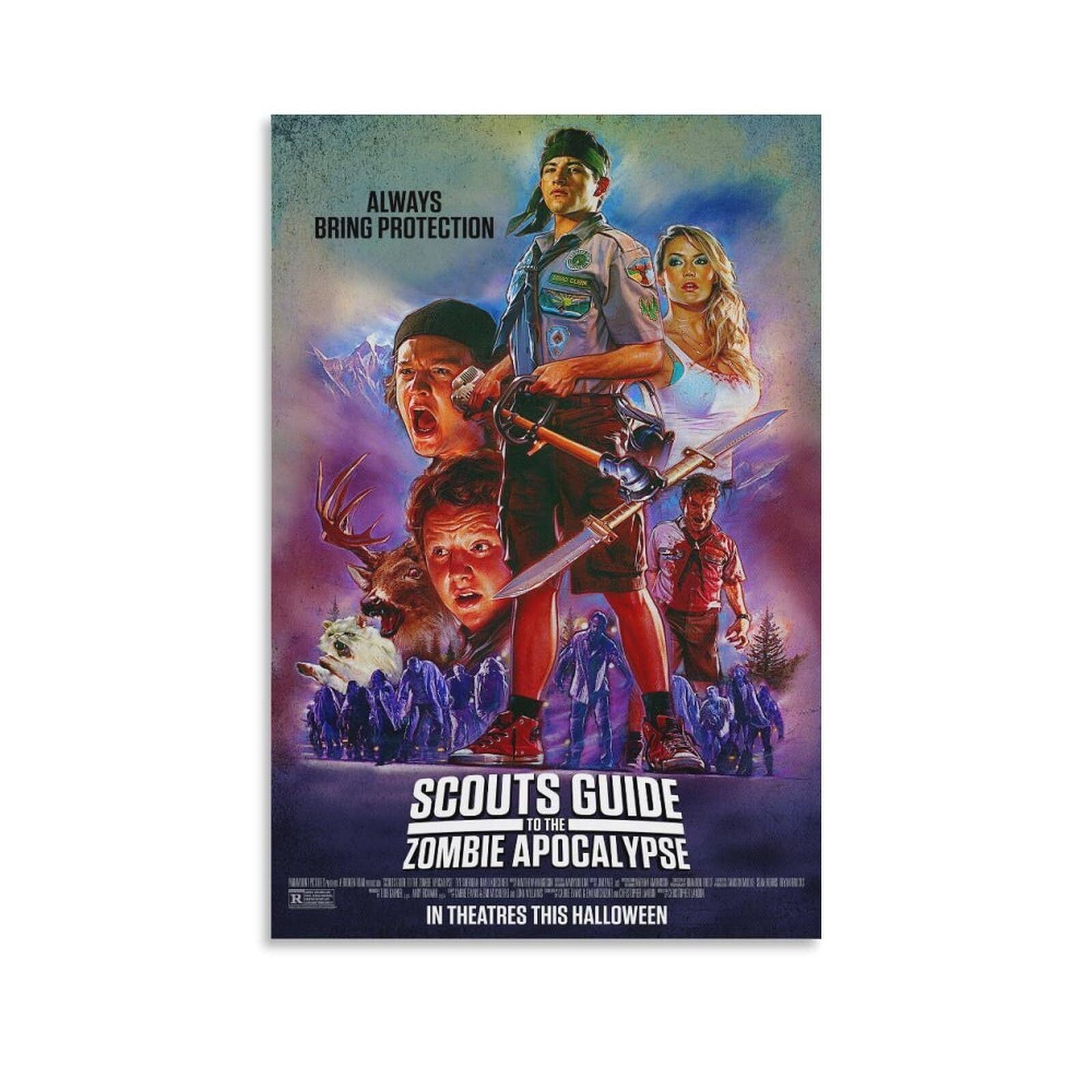 Wall Posters Scouts Guide to The Zombie Apocalypse Movie Posters Prints ...