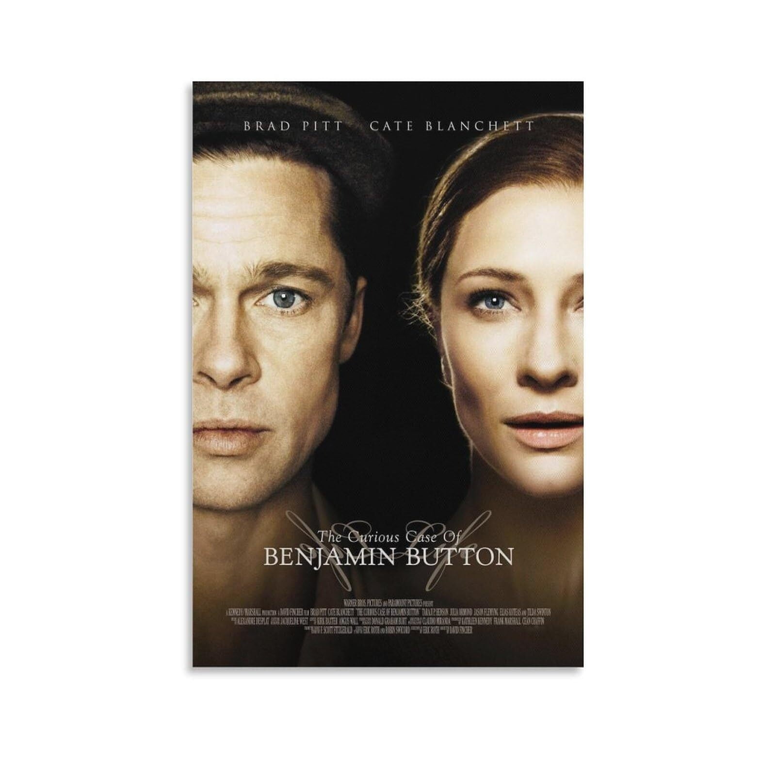 Wall Posters The Curious Case of Benjamin Button Movie Posters Canvas ...