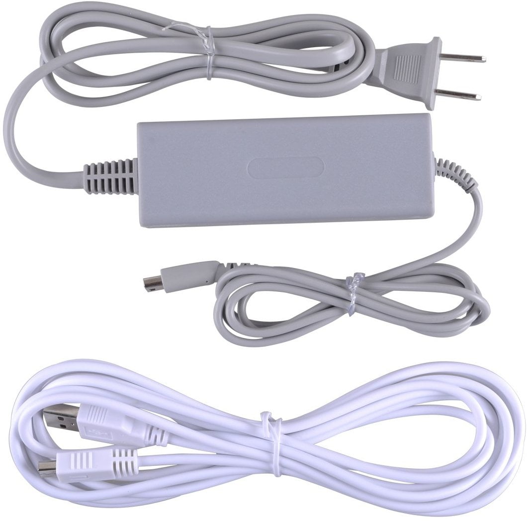 Wall Power Supply AC Adapter Charging Cable+ USB Charging Cord Charger ...