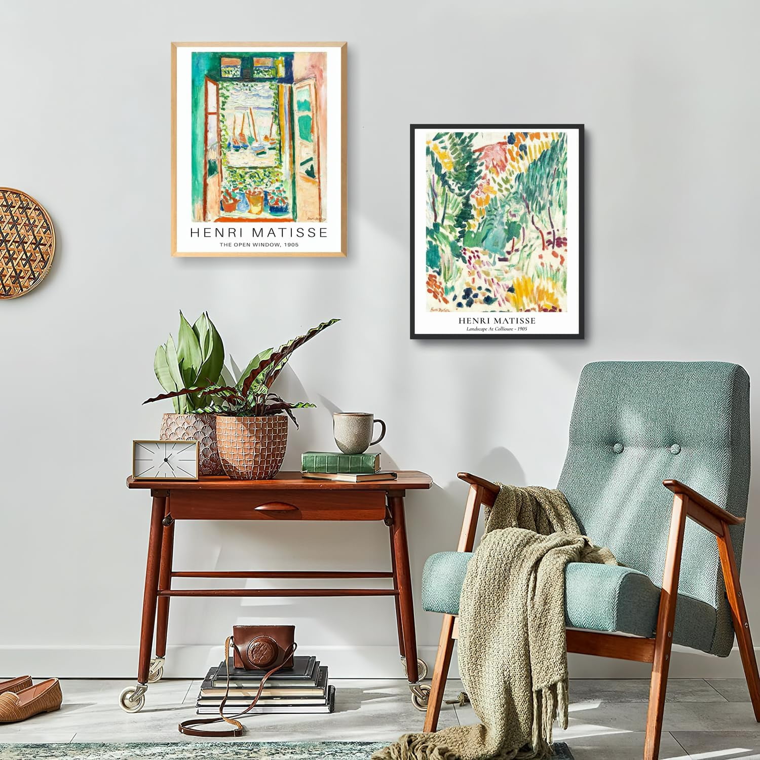 Wall Prints for Bedroom, Sage Green Wall Art Decor, Matisse Wall Art ...