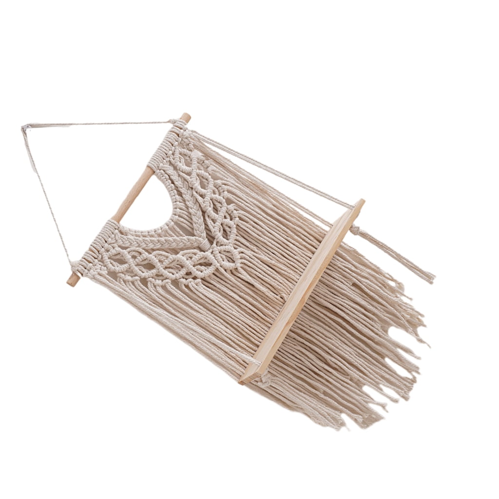 Wall Rack Woven Tapestry Rack Handmade Cotton Rope Rack Wall Decor ...