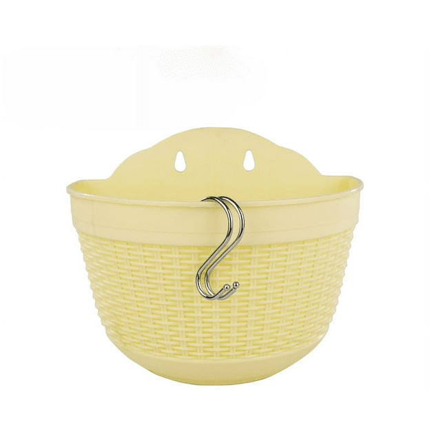 Wall and Railing Hanging Planters , Plastic Pots, Indoor and Outdoor ...