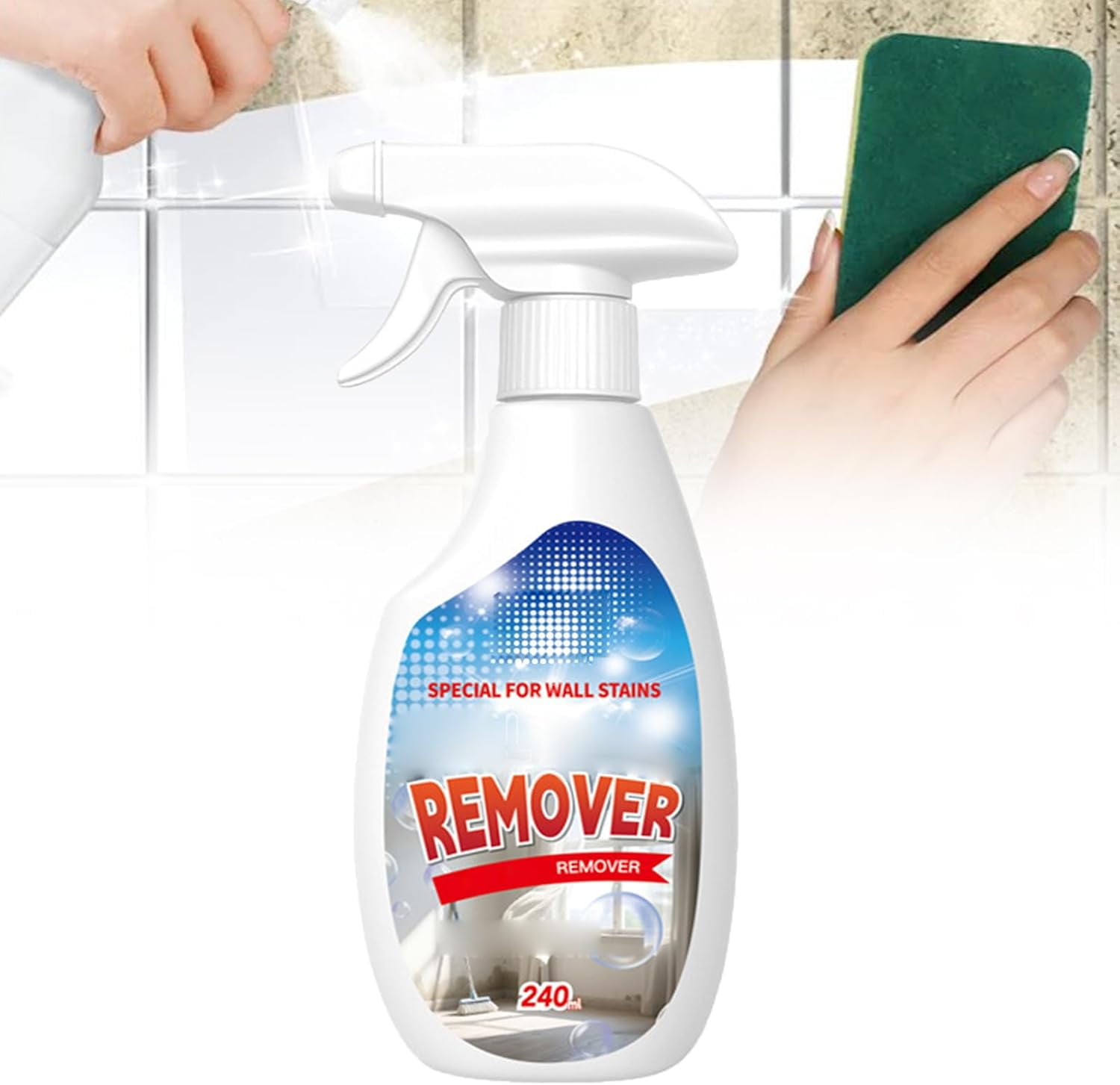 Wall Remover Spray,8.12 fl oz Highly Effective Removal Spray,Multi ...