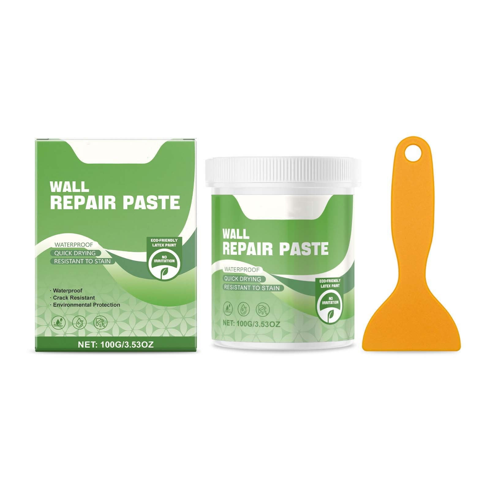 Wall Repair Kit 18OZ Spackle Wall Repair Paste with Scraper, Quick ...