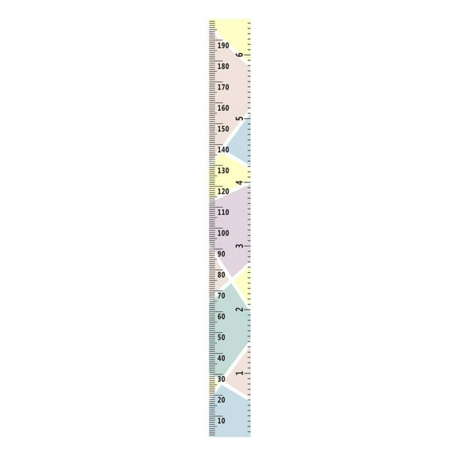 Wall Ruler Growth Chart Height Growth Chart Wood and Canvas Baby Growth ...