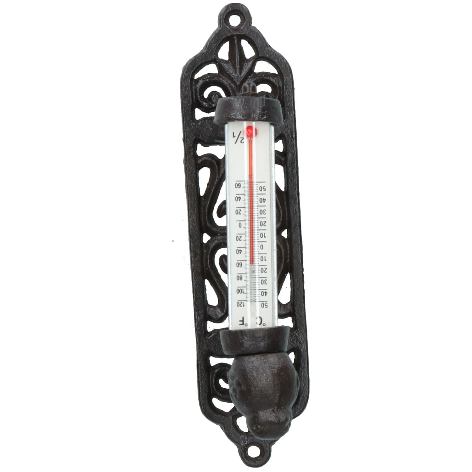 Wall Rustic Thermometer Garden Wall Celsius Cast Iron Garden Shed House ...