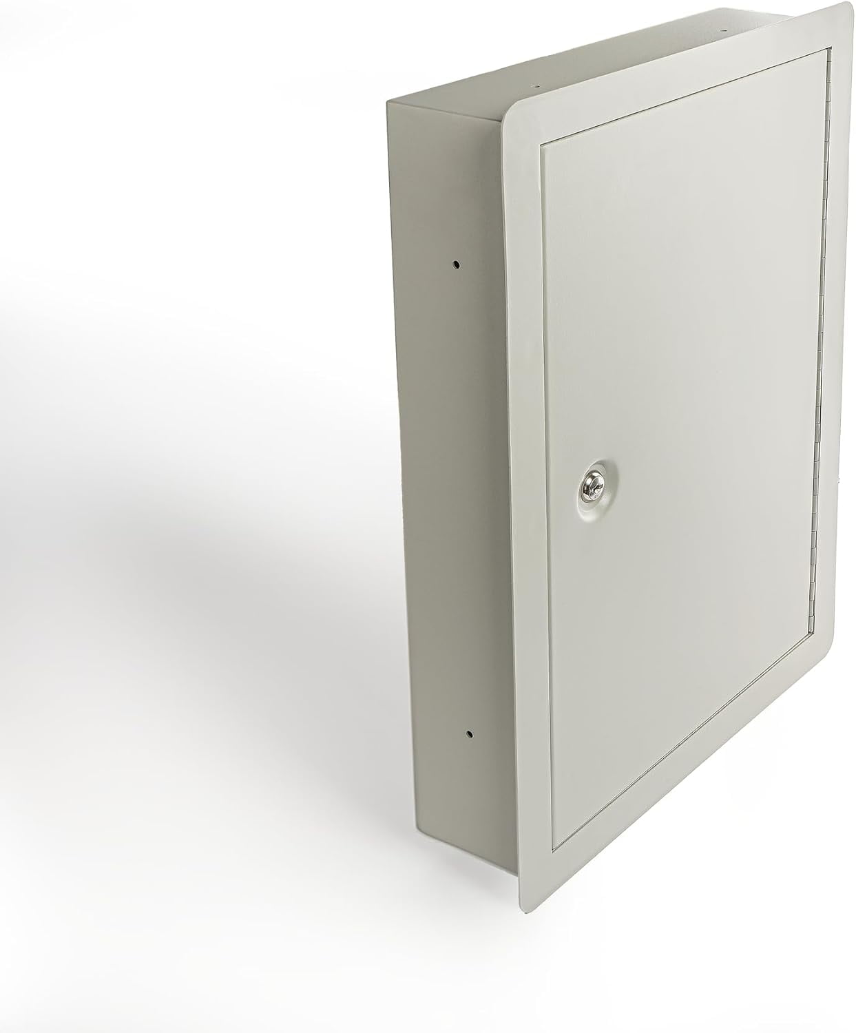 In Wall Safe with Key Lock - Secure Storage In Wall Safe Box - Heavy ...