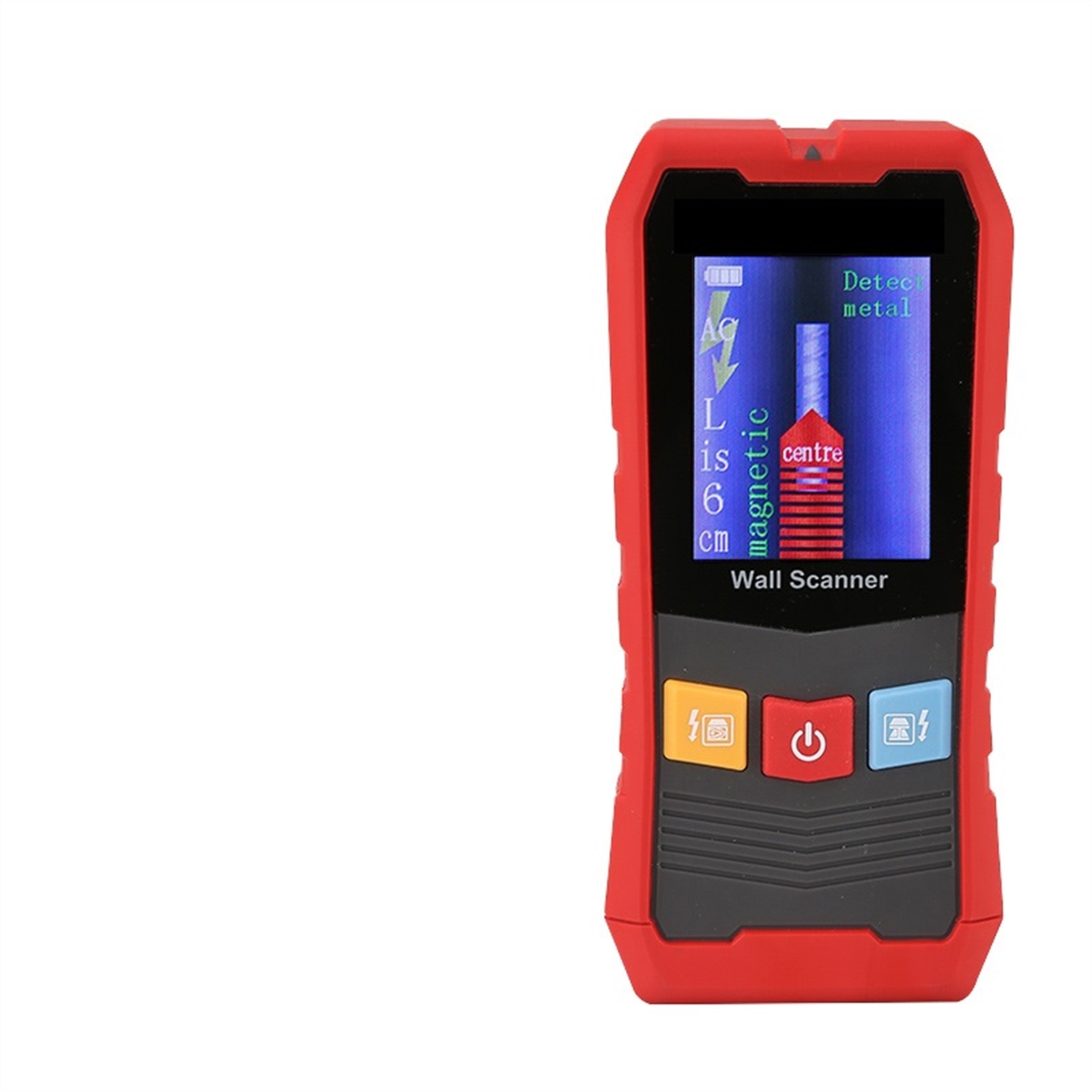Wall Scanner 4 In 1 Metal Detector Wood Stud Finder AC Voltage Live Cable Wires Depth Tracker ...