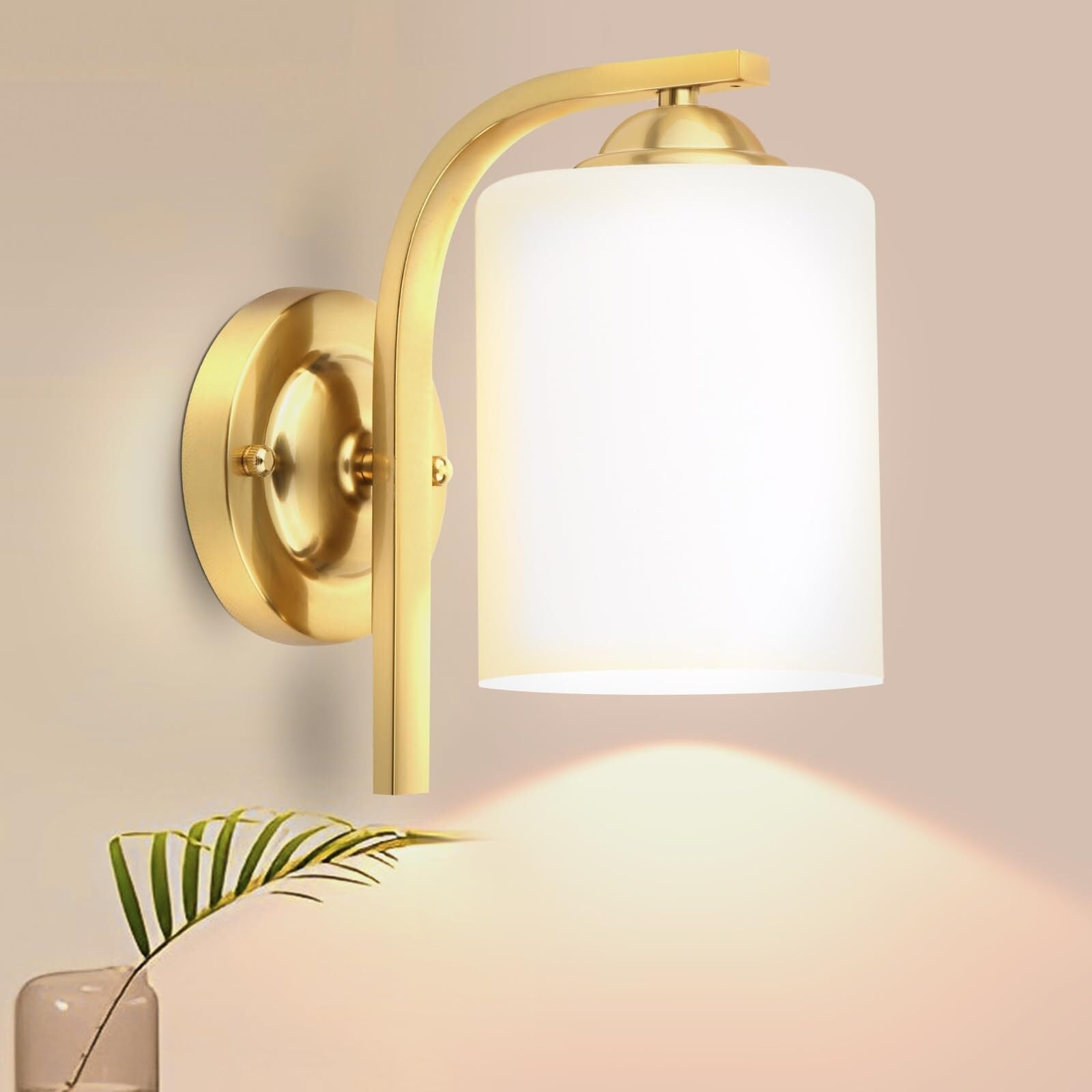 Wall Sconce 1 Light, Modern Wall Light Fixture, Bathroom Vanity Lights ...