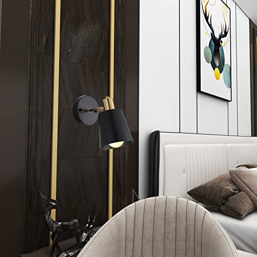 Wall Sconce Battery Operated Swing Arm Wall Light Set of 2,Cordless ...