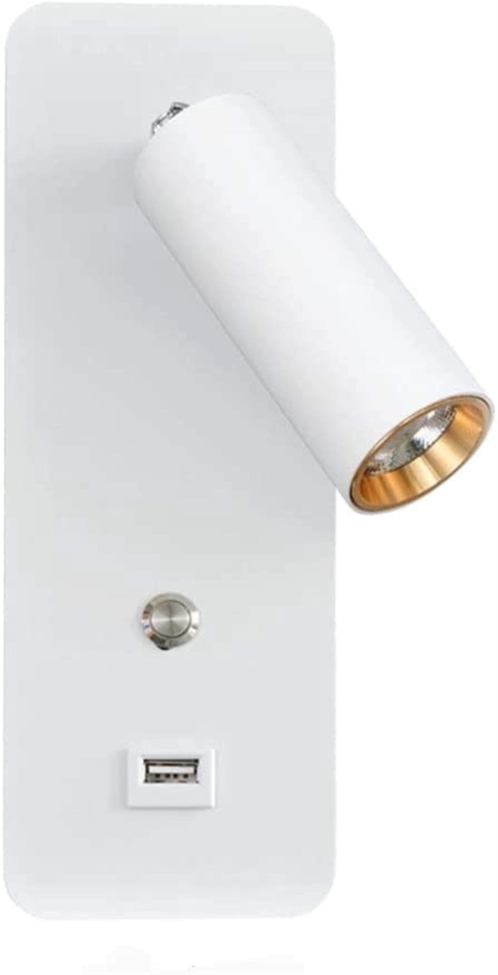 Wall Sconce, LED Bedside Reading Light, Rotatable Indoor Spotlight ...