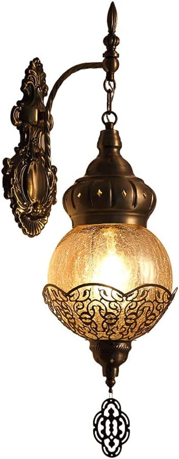 Wall Sconce Lighting Turkish Art Decor Shade Plating Metal Wall Lamp ...