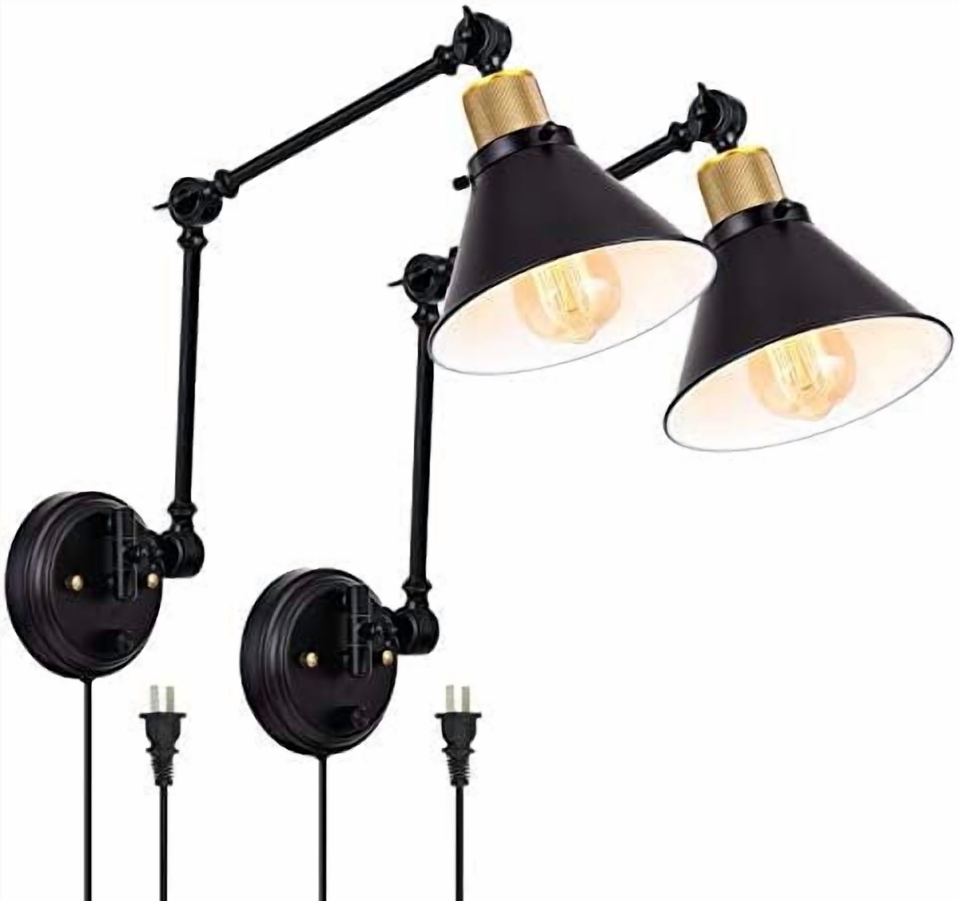 Dimmable Wall Sconce Plug Innull